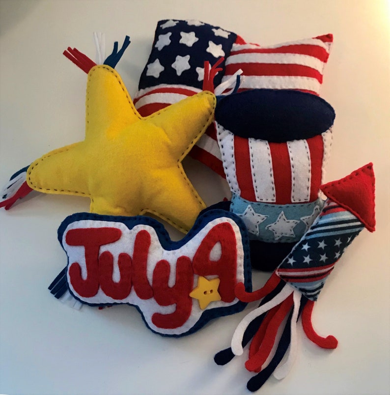 Felt American Flag Plushie Pattern - Etsy