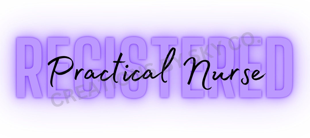 Registered Practical Nurse PNG - Etsy