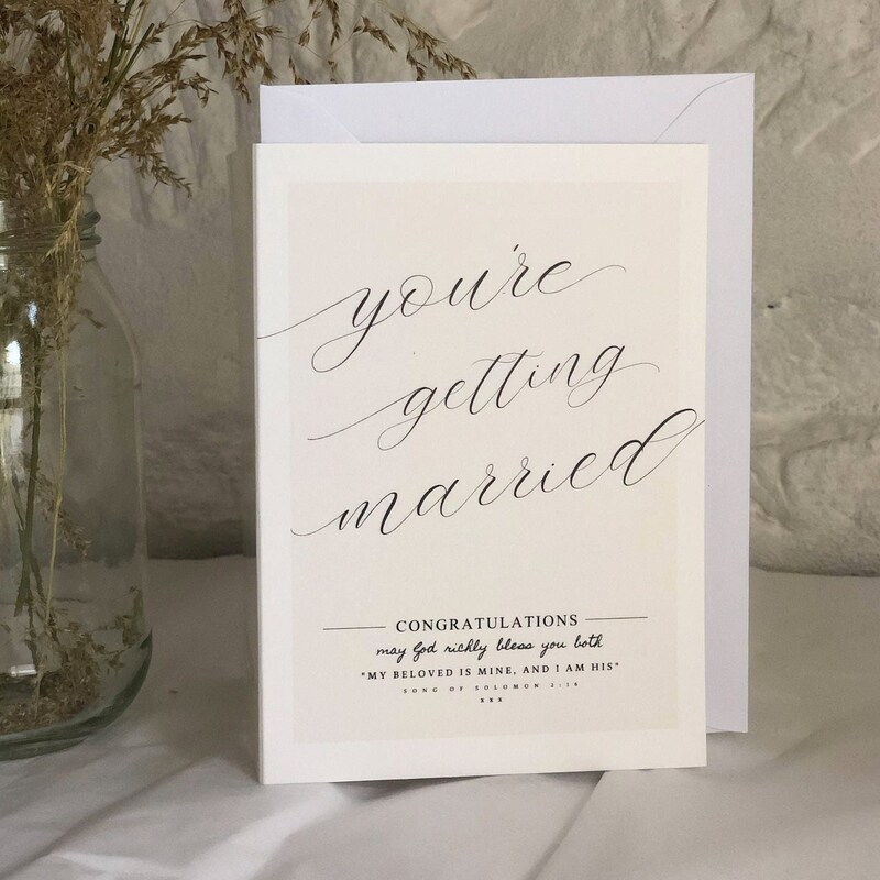 Engagement Cards - Etsy