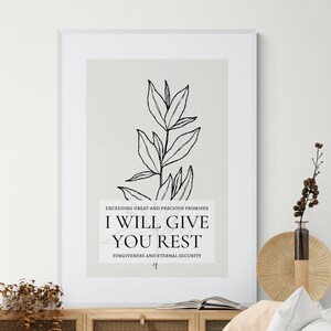 I Will Give You Rest | God's Comfort | Faithfulness in God's Promise ...