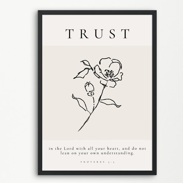 Trust in the Lord With All Your Heart and Lean Not on Your Own ...