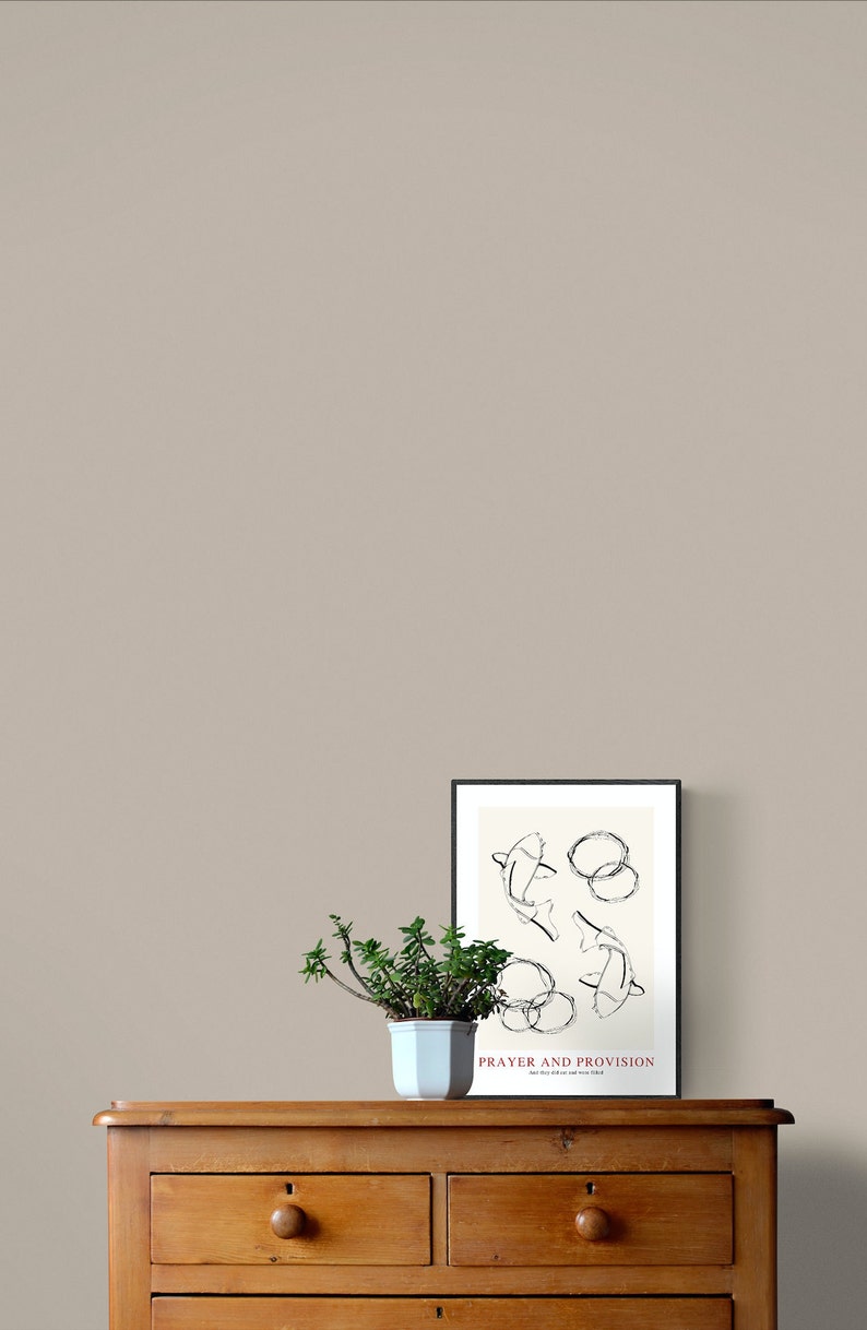 PRAYER AND PROVISION Feeding of the Five Thousand Print - Etsy