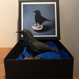 Hand Carved Icelandic Raven / Crow - Etsy