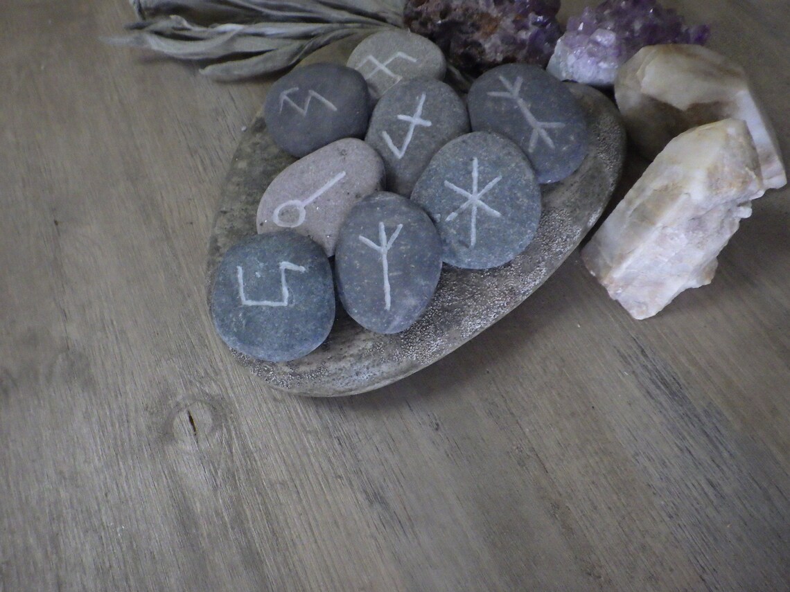 Medieval Runes for Healing and Magick hand crafted etched | Etsy