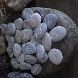 Anglo-saxon Runes, Old English Futhorc, Norse Runes, Hand Crafted and ...