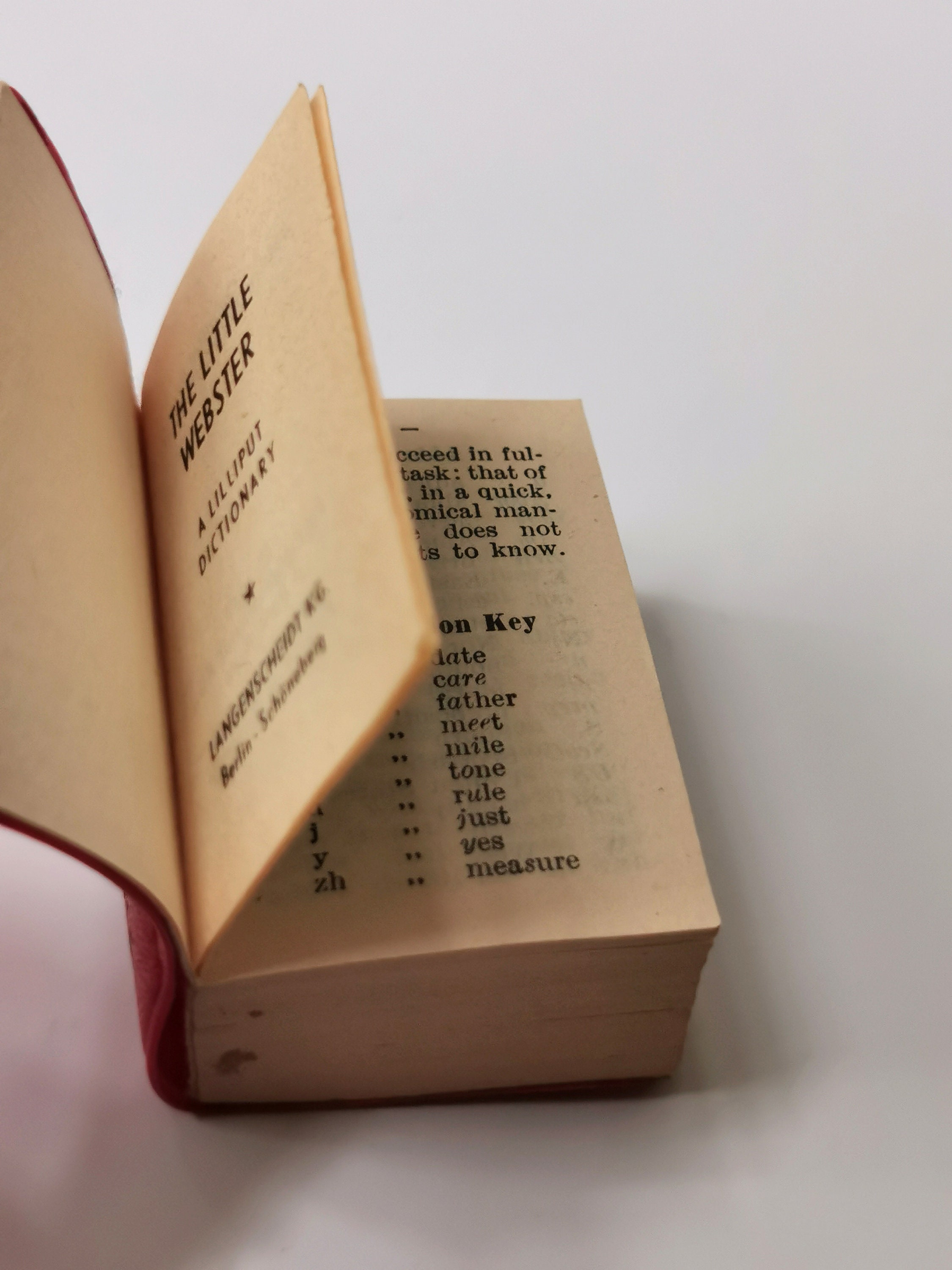 The Little Webster 1957 Miniature Lilliput Vintage Pocket Dictionary - Etsy