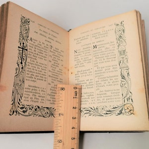Missel Romain 1920 French Roman Missal, Illustrated Art Nouveau Small ...