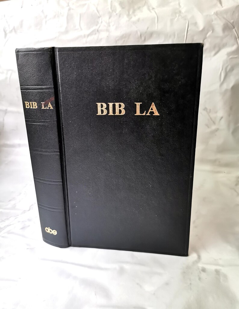 Bib La an Ayisyin (1985) Haitian Creole Bible, Vintage Bible Book - Etsy