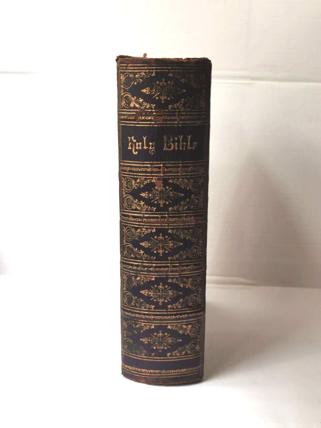 Antique Holy Bible (1870s) Brown's Self Interpreting Family Bible ...