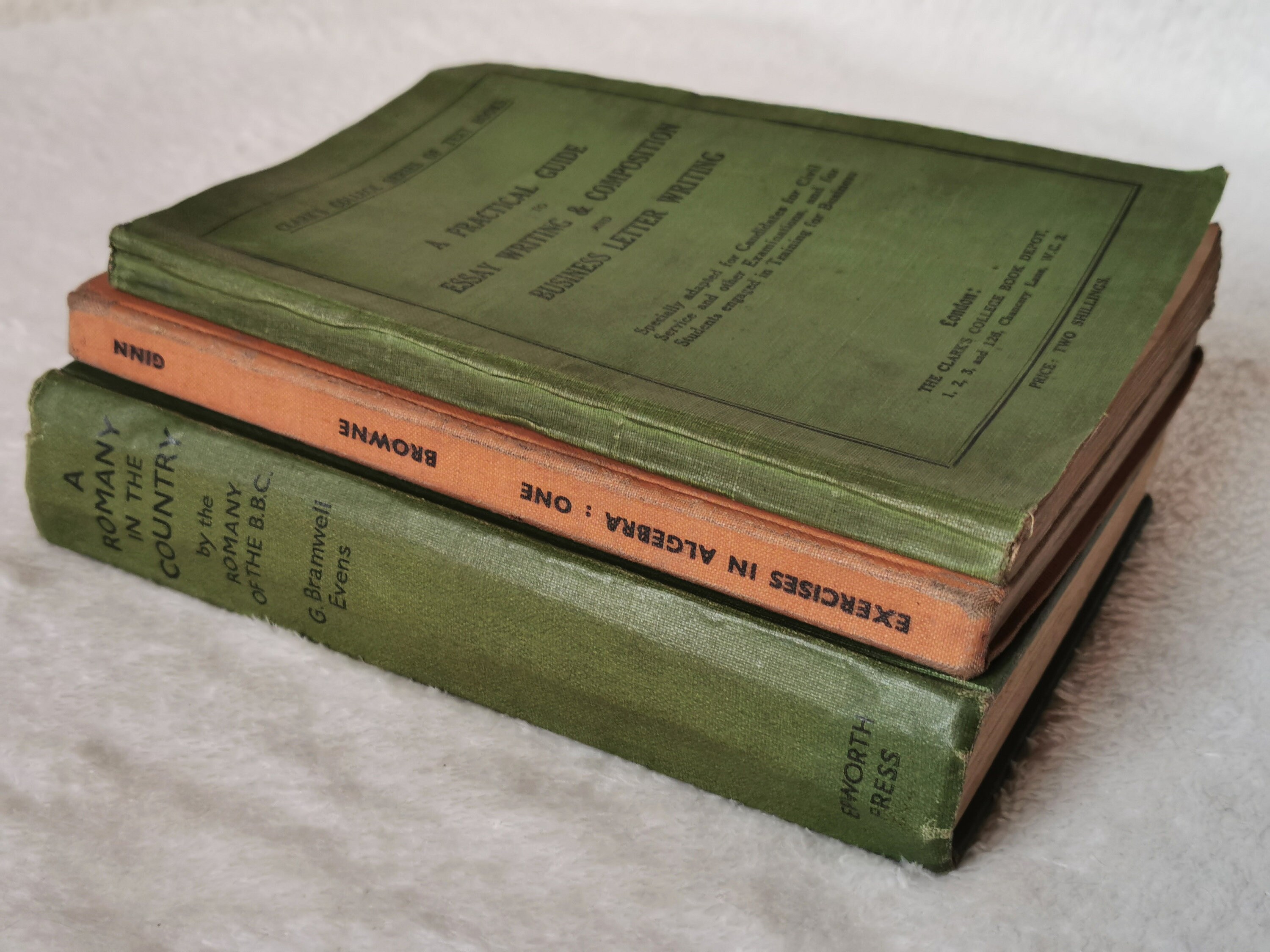 Vintage Text Book Bundle 3 Three Book Collection of Algebra | Etsy