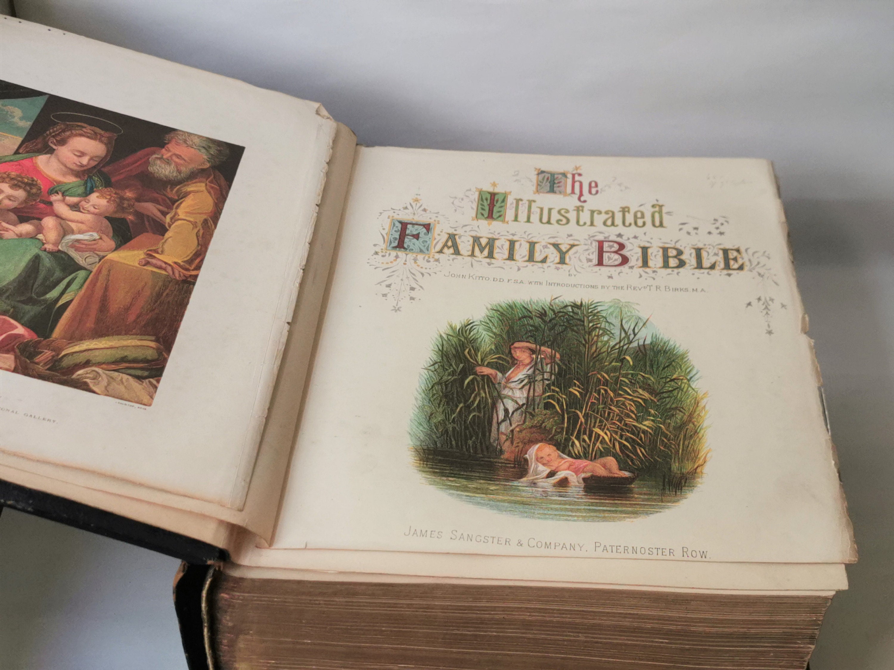 Antique Family Bible 1870s Impressive Illustrated Antique - Etsy