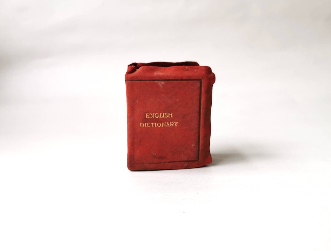 Bryce's Thumb Dictionary (c. 1890s) Suede Leather Victorian Rare ...