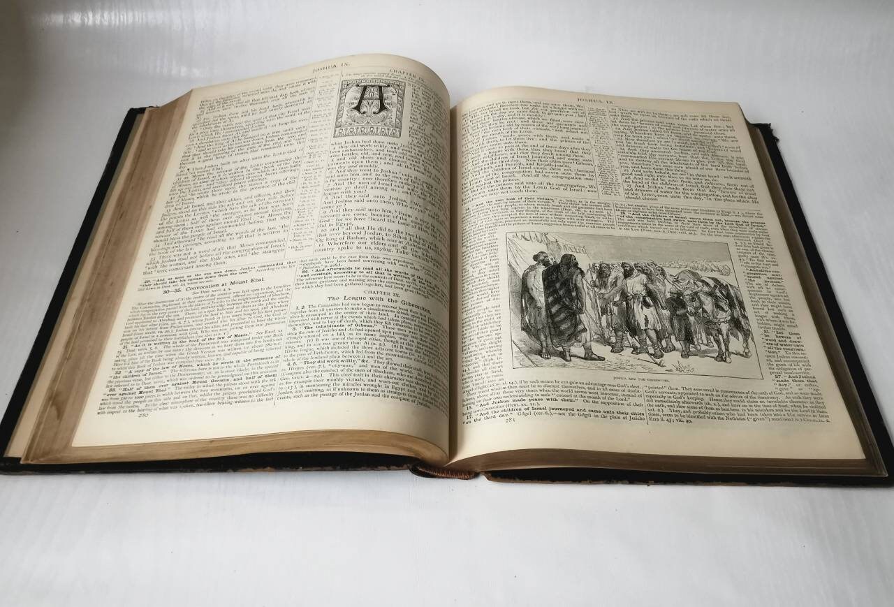 Churchman's Family Bible (c. 1870s) Illustrated Tract Society Rare ...