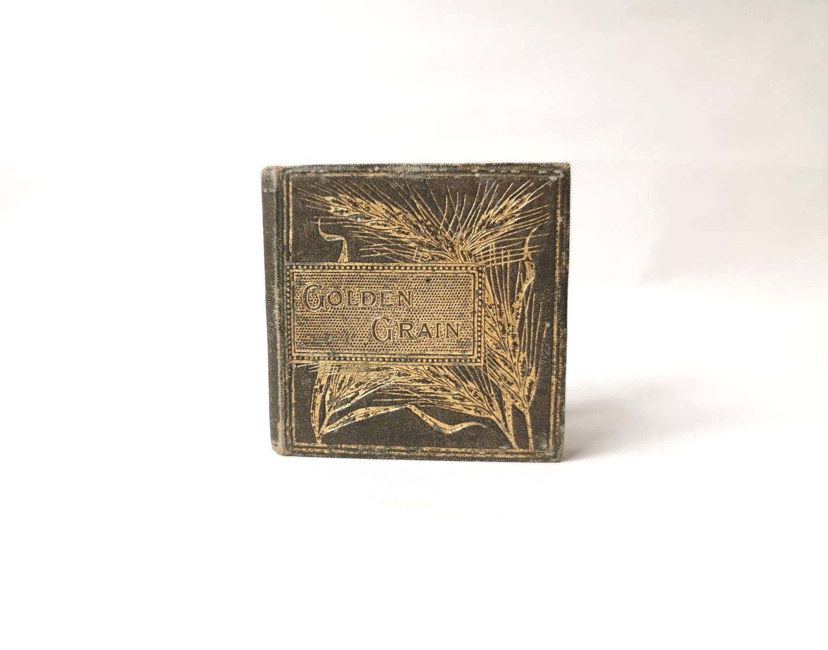 Golden Grain c. 1880 Marcus Ward, Miniature Rare Illustrated Verses Antique Decorative Book - Etsy
