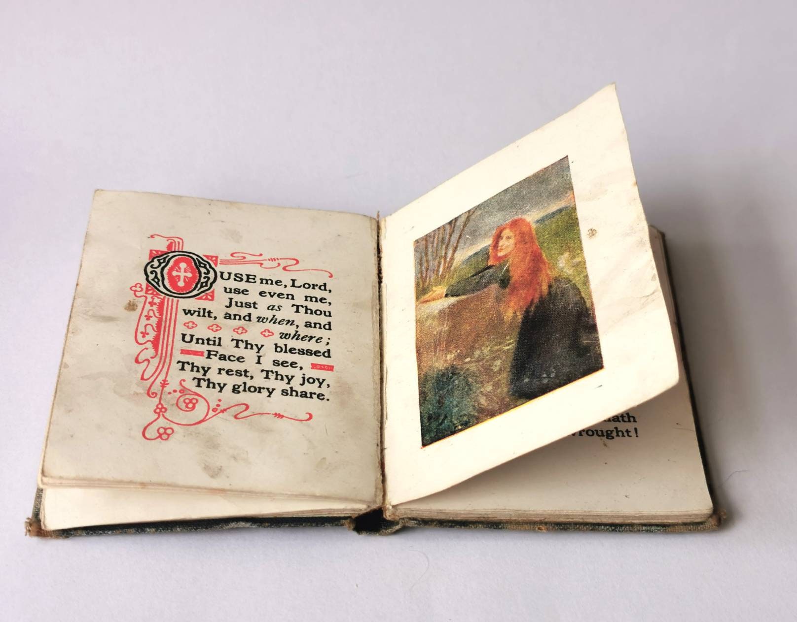 Havergal's Gems c. 1880s Colour Illustrated Miniature Antique Book - Etsy