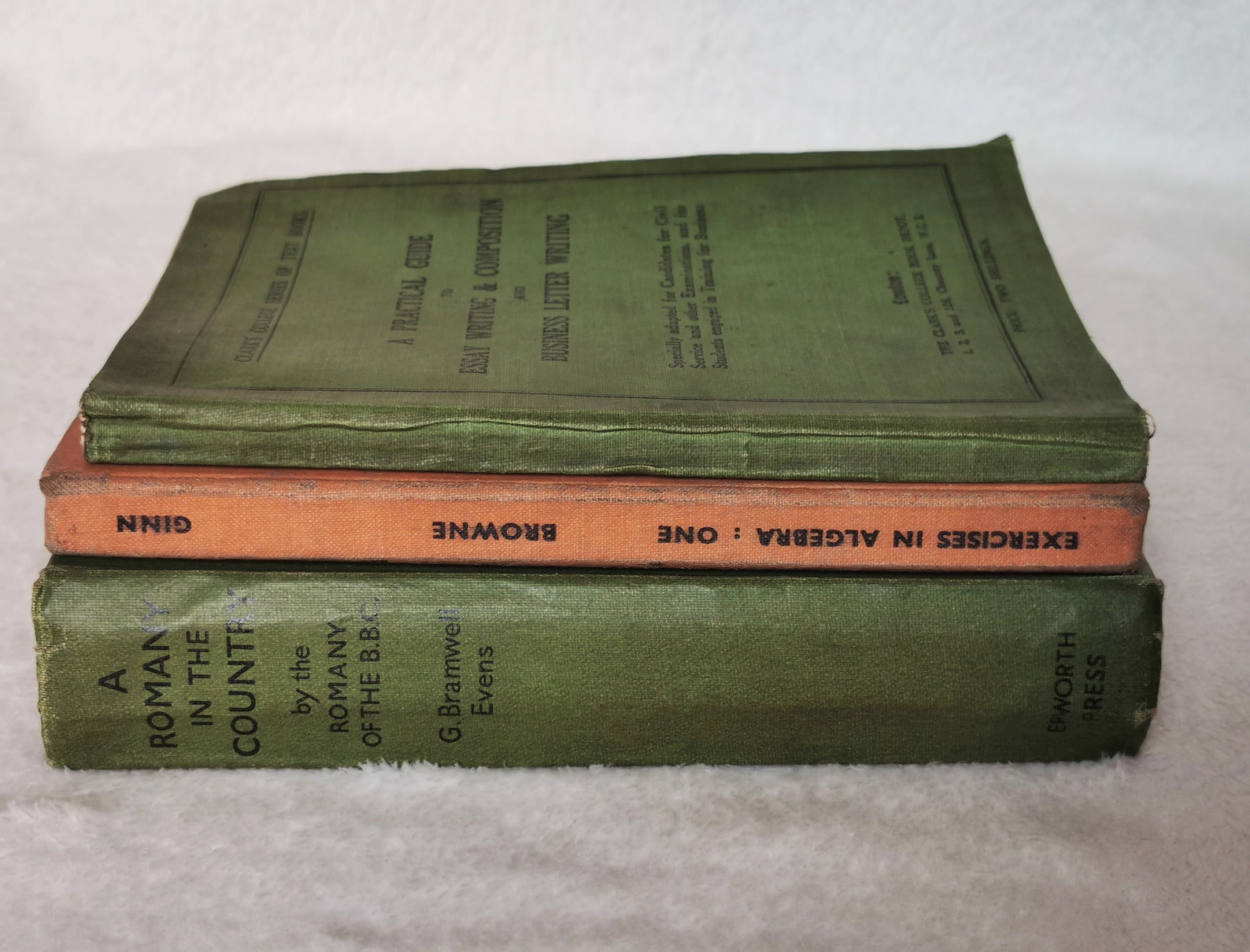 Vintage Text Book Bundle 3 Three Book Collection of Algebra - Etsy