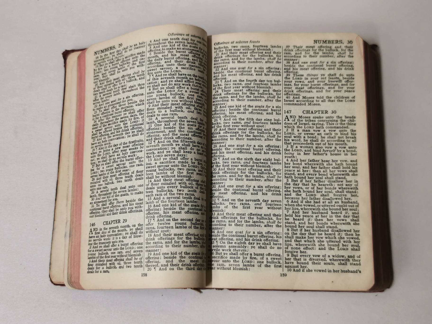 Vintage Holy Bible 1940s Red and Gilt Pocket Bible Vintage - Etsy