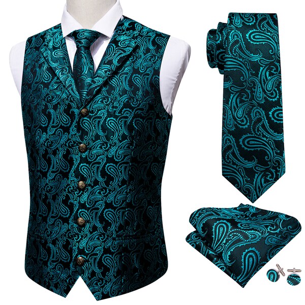 Turquoise Vest - Etsy