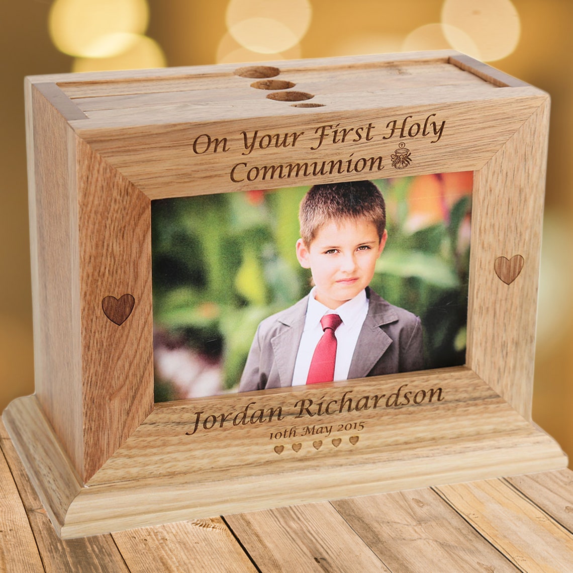 Boy 1st Holy Communion Personalised Oak Photo Picture Album - Etsy UK