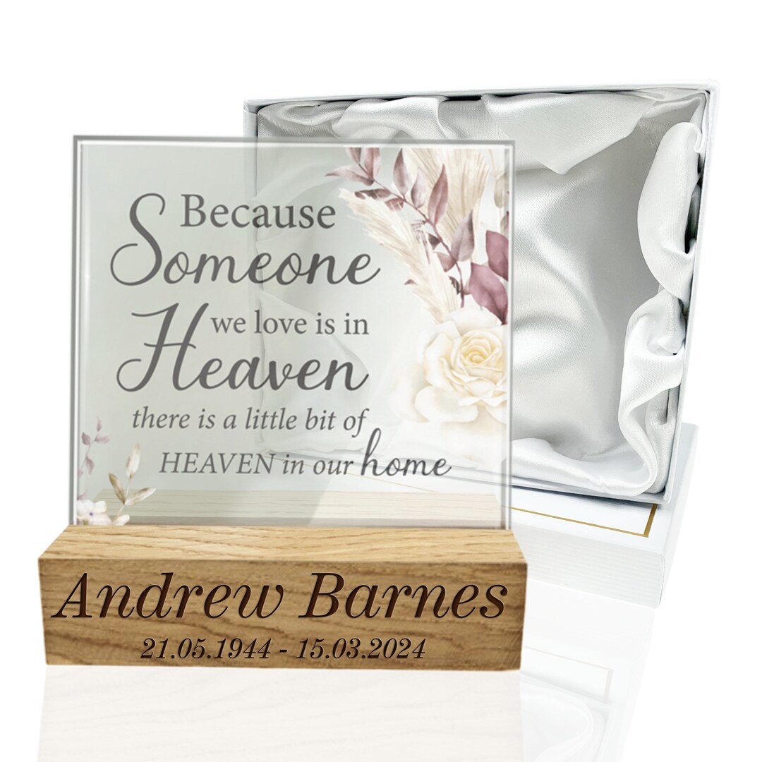 Personalised in Loving Memory Male Sympathy Memorial Remembrance ...