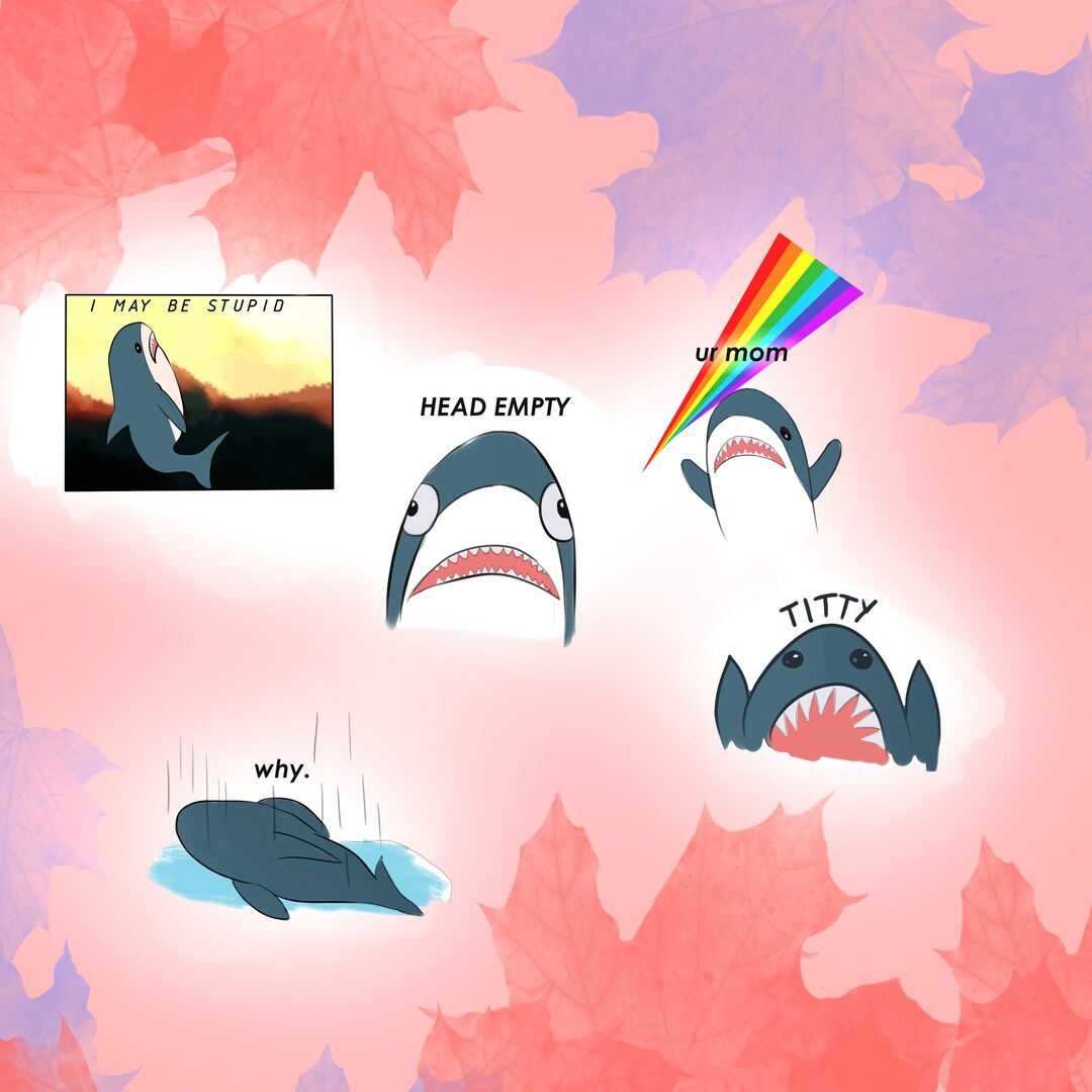 Ikea Shark LGBT Meme Stickers - Etsy