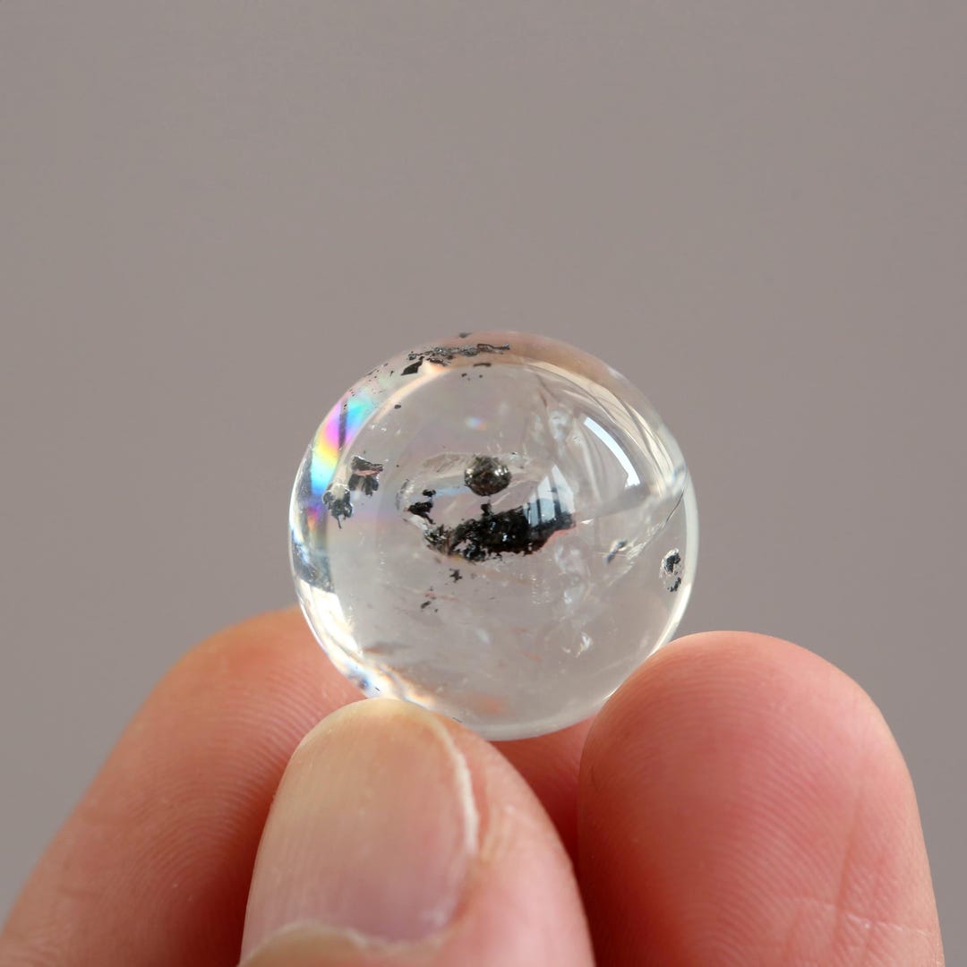 Moving Bubble&quicksand, Natural Enhydro Quartz Sphere， 19mm - Etsy