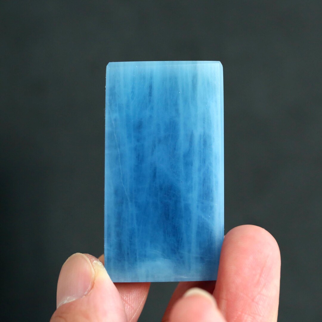 Natural Aquamarine Cuboid, Diy Crystal Jewelry 1381 - Etsy