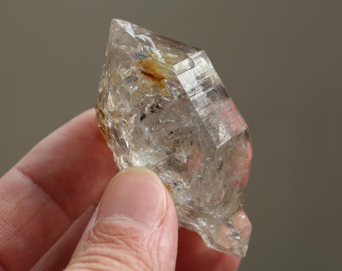 2 Moving Bubbles With Quicksand, Enhydro Crystal Point, Enhydro Quartz ...