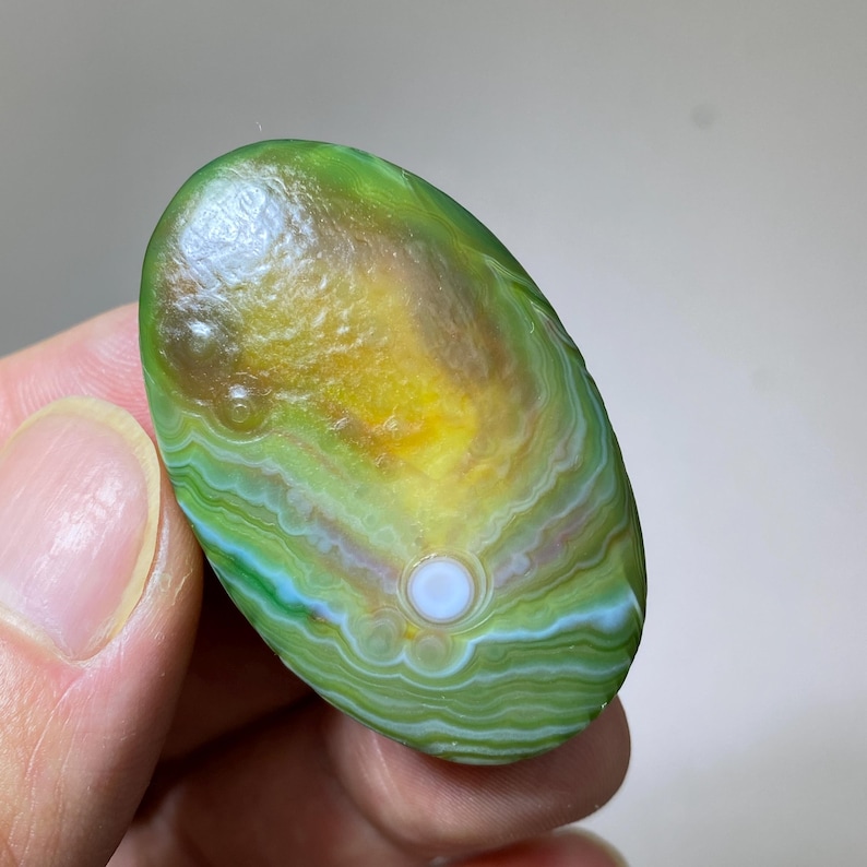 Gobi Desert Agate Stone: Natural Eye Agate, Colorful DIY Gemstone 1759 ...