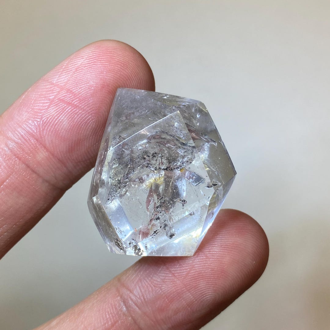 1 Moving Bubble&quicksand, Polished Crystal DT, Natural Enhydro Quartz ...
