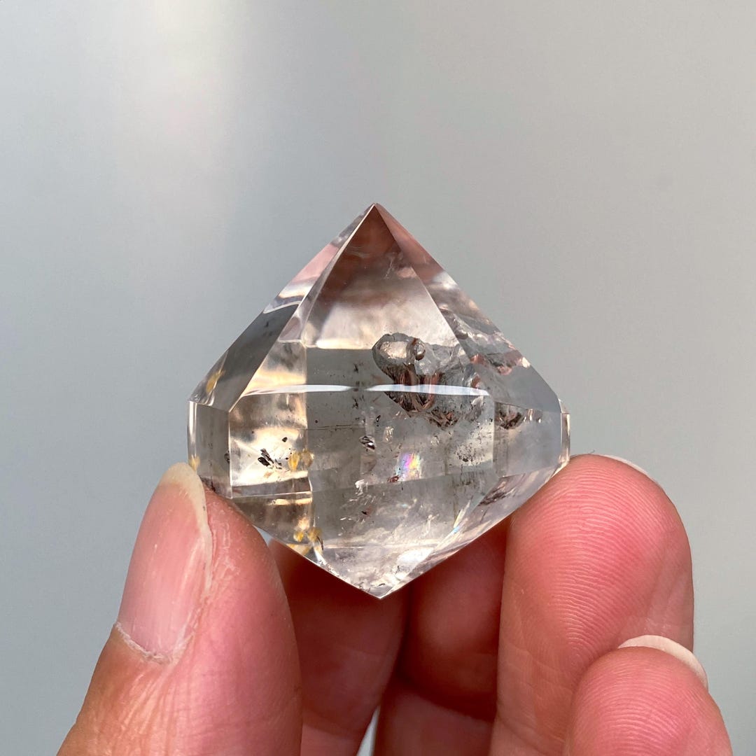 Moving Bubble&quicksand, Polished Crystal DT, Natural Enhydro Quartz ...