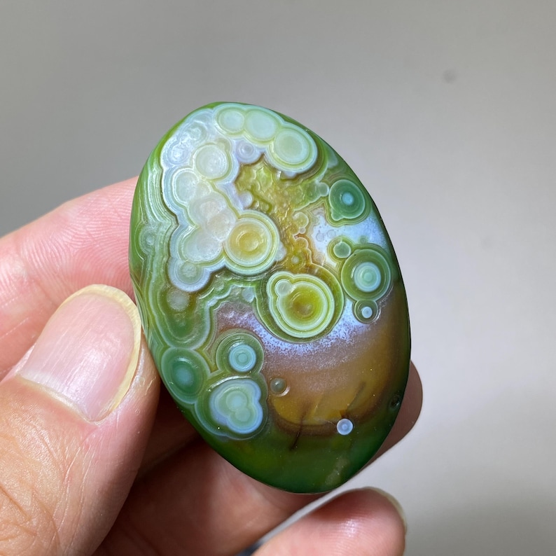 Gobi Desert Agate Stone: Natural Eye Agate, Colorful DIY Gemstone 1759 ...