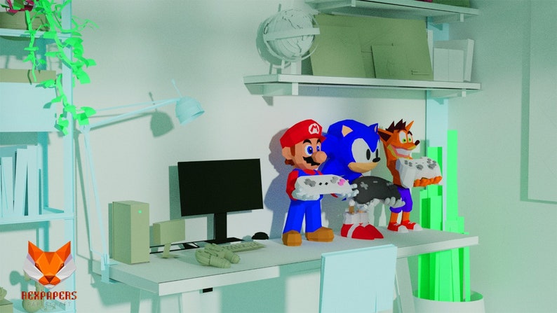 Crash Edición Especial PDF Template DIY 3d - Etsy