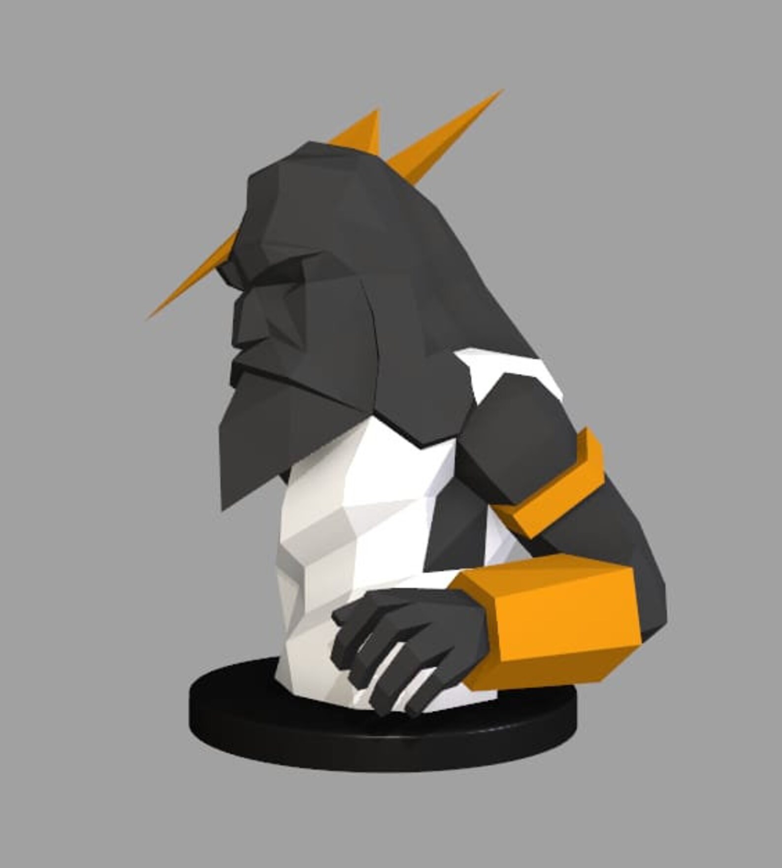 Zeus Papercraft PDF Template DIY 3d Model Fanart Paper - Etsy