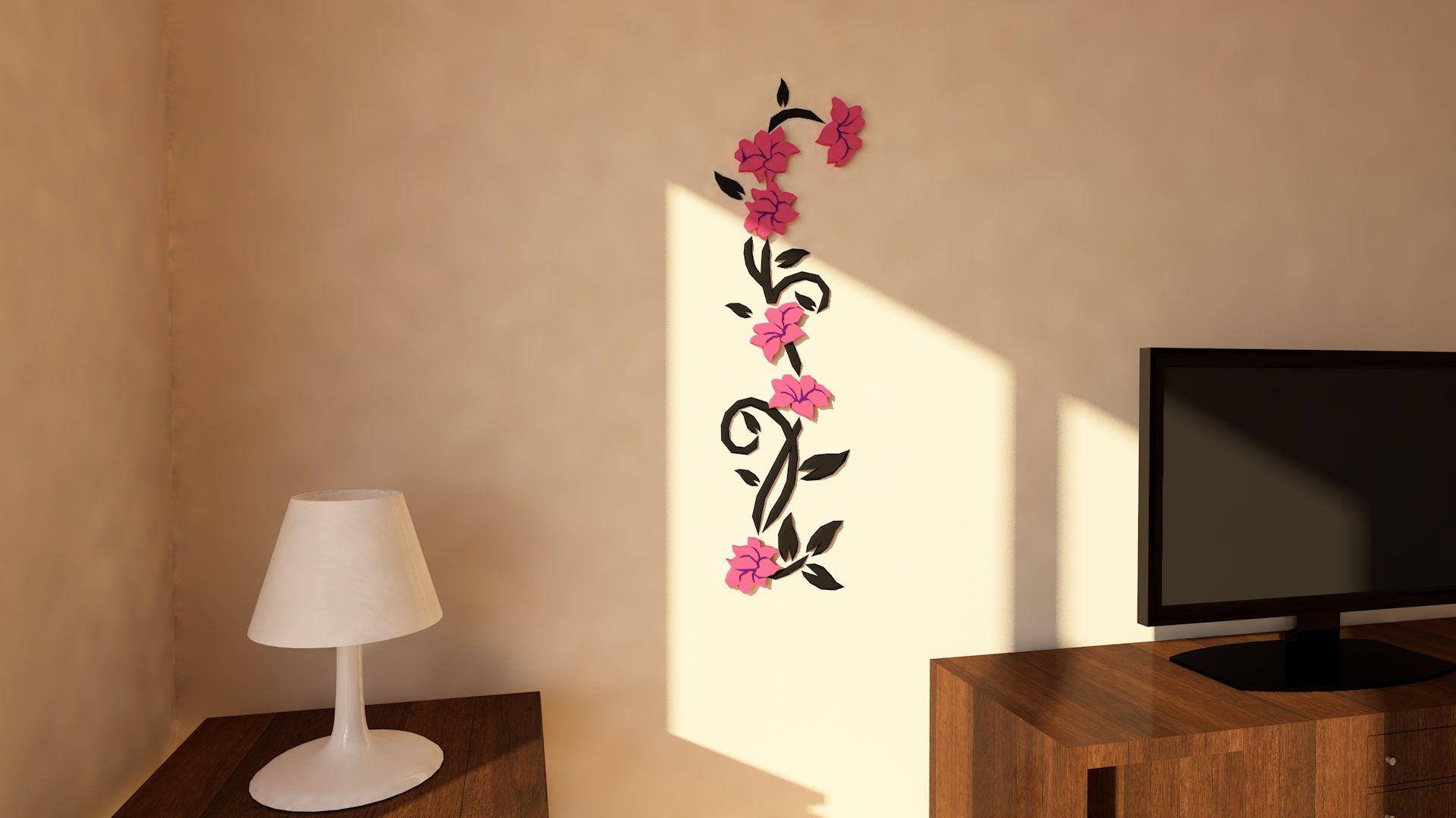 Flor Rosa 3 Papercraft , PDF Template, DIY 3d Mode L, Fanart, Paper ...