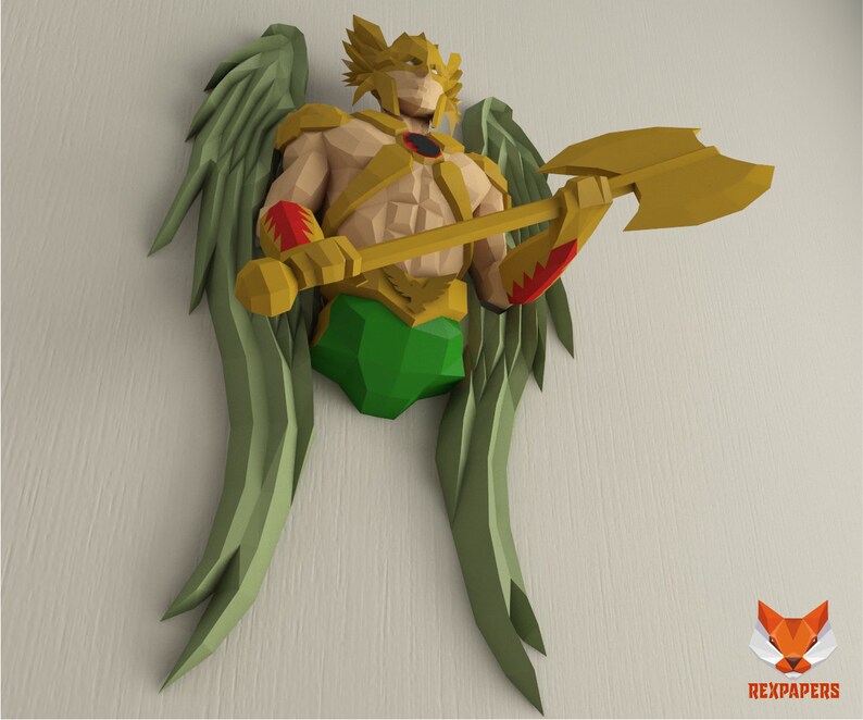 REX36 Papercraft PDF Template DIY 3d Model FanArt Paper - Etsy México