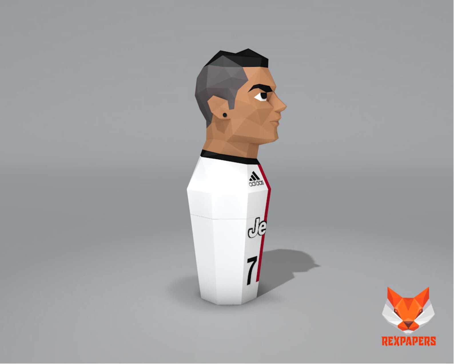 Caja De Vino CR7 Papercraft PDF Template DIY 3d Model - Etsy España