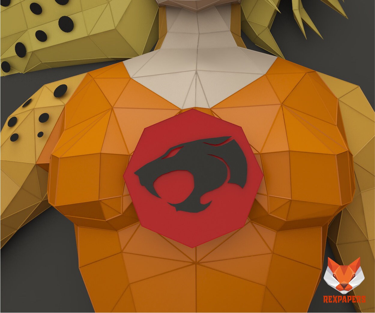 Cheetara Papercraft PDF Template DIY 3d Model FanArt | Etsy México
