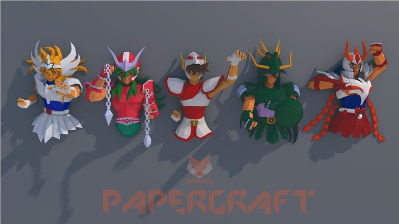 REX09 Papercraft PDF Template DIY 3d Model Fanart Paper - Etsy