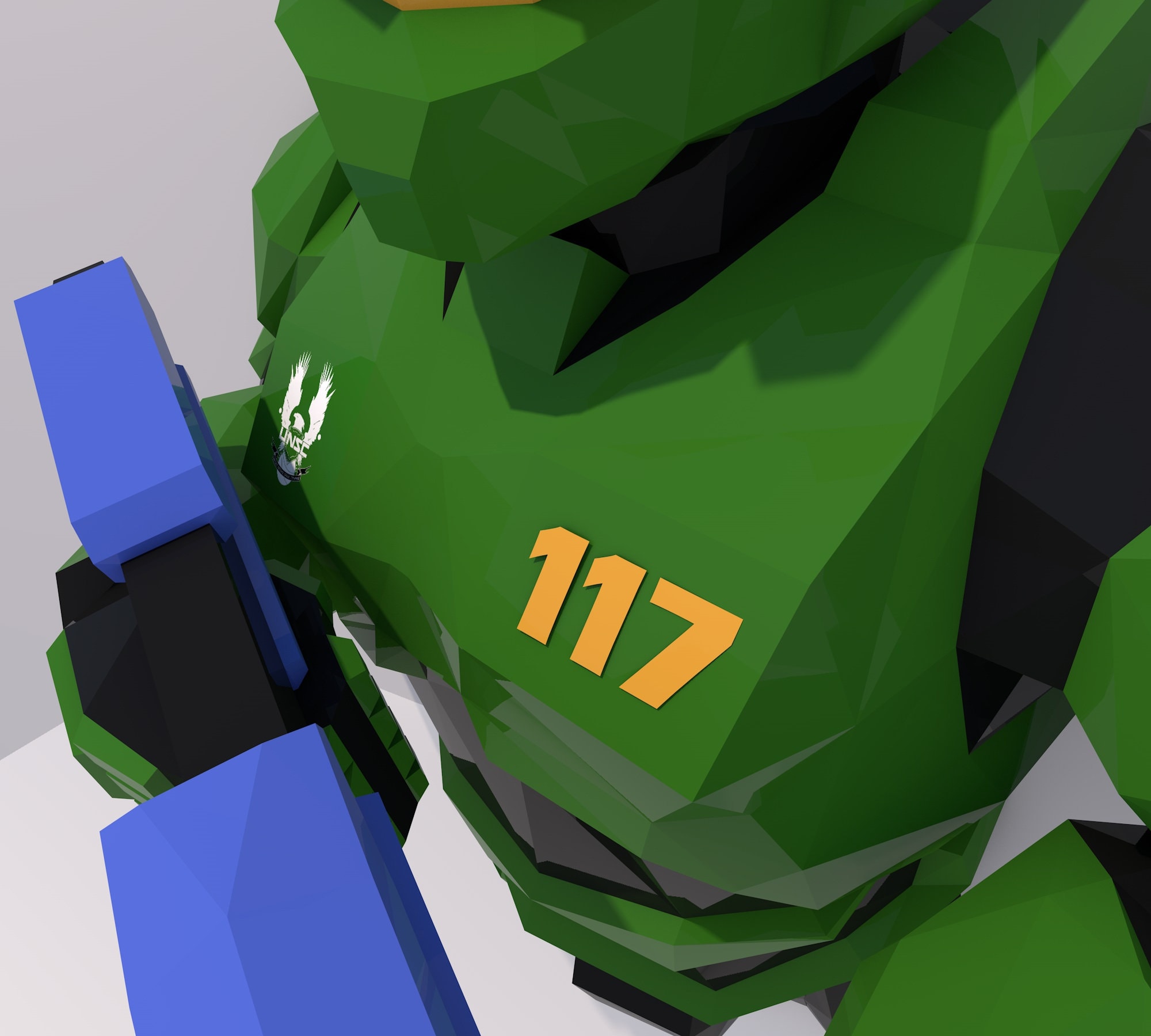 Halo Jefe Maestro Papercraft , PDF Template, DIY 3d Model, FanArt ...