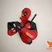 Deadpool Papercraft PDF Template DIY 3d Model Fanart - Etsy