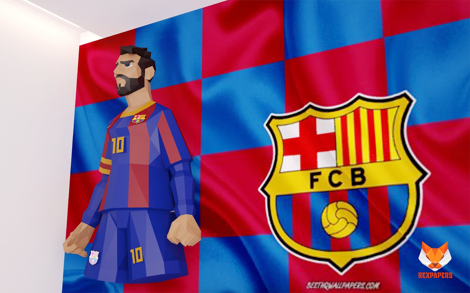 MESSI Papercraft , PDF Template, DIY 3d Model, FanArt, Paper Sculpture ...