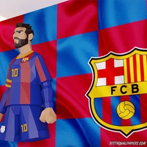 MESSI Papercraft , PDF Template, DIY 3d Model, FanArt, Paper Sculpture ...