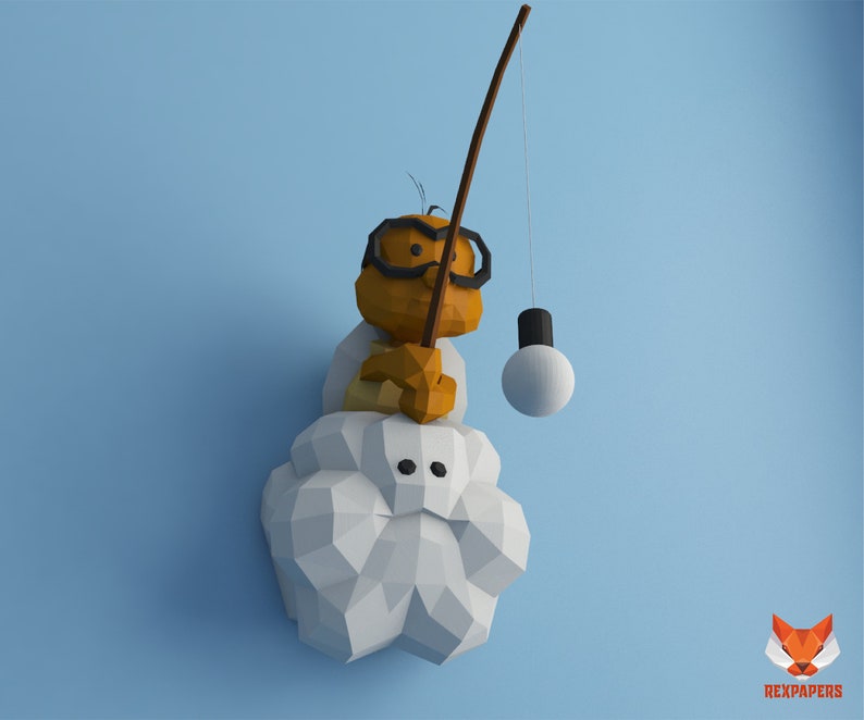 REX48 Papercraft PDF Template DIY 3d Model Fanart Paper - Etsy UK