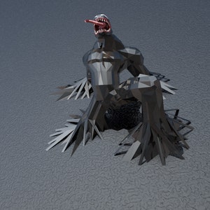 Venom Papercraft , PDF Template, DIY 3d Model, FanArt, Paper Sculpture ...