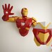 IronMan Papercraft , PDF Template, DIY 3d Model, FanArt, Paper ...