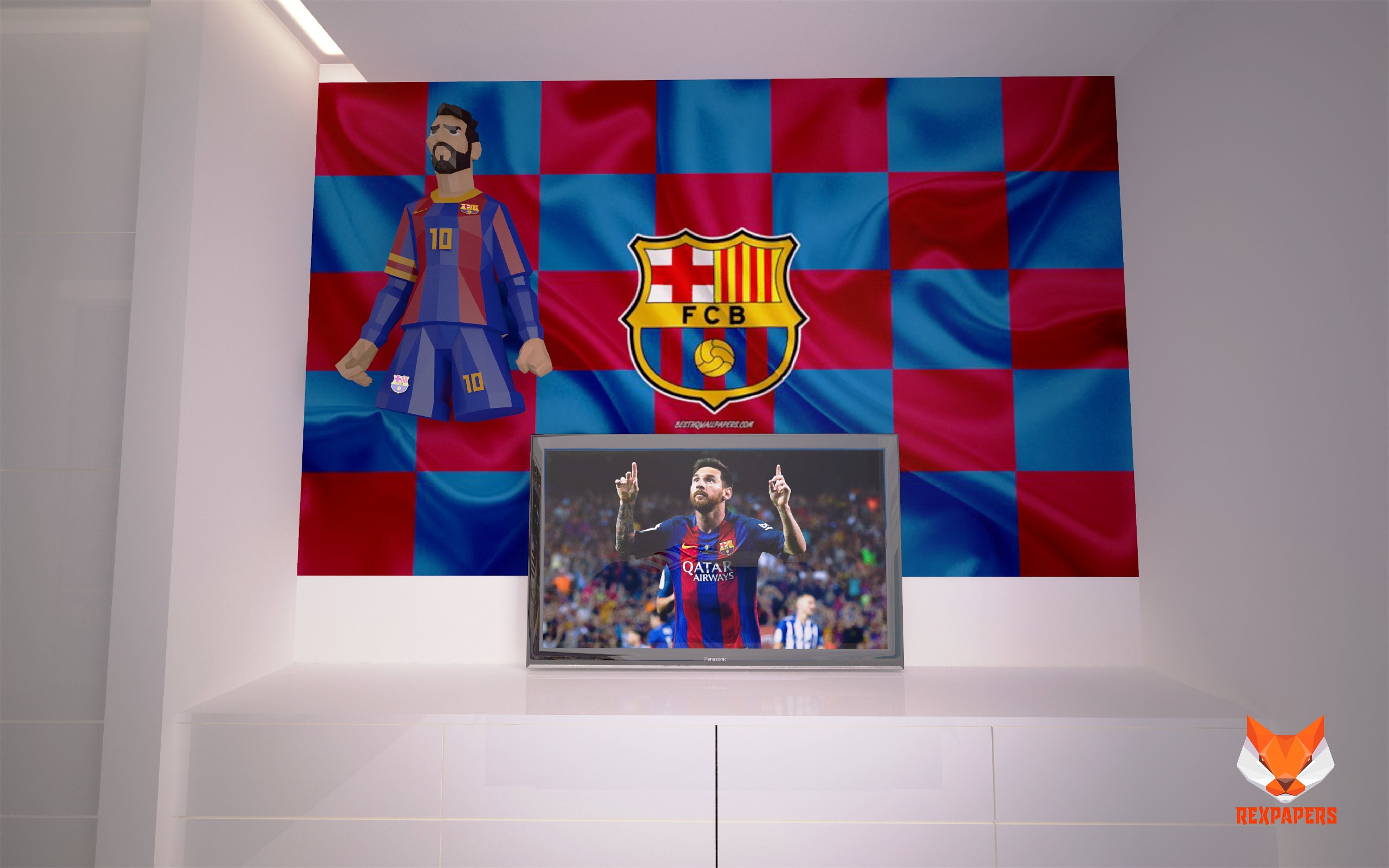 MESSI Papercraft , PDF Template, DIY 3d Model, FanArt, Paper Sculpture ...