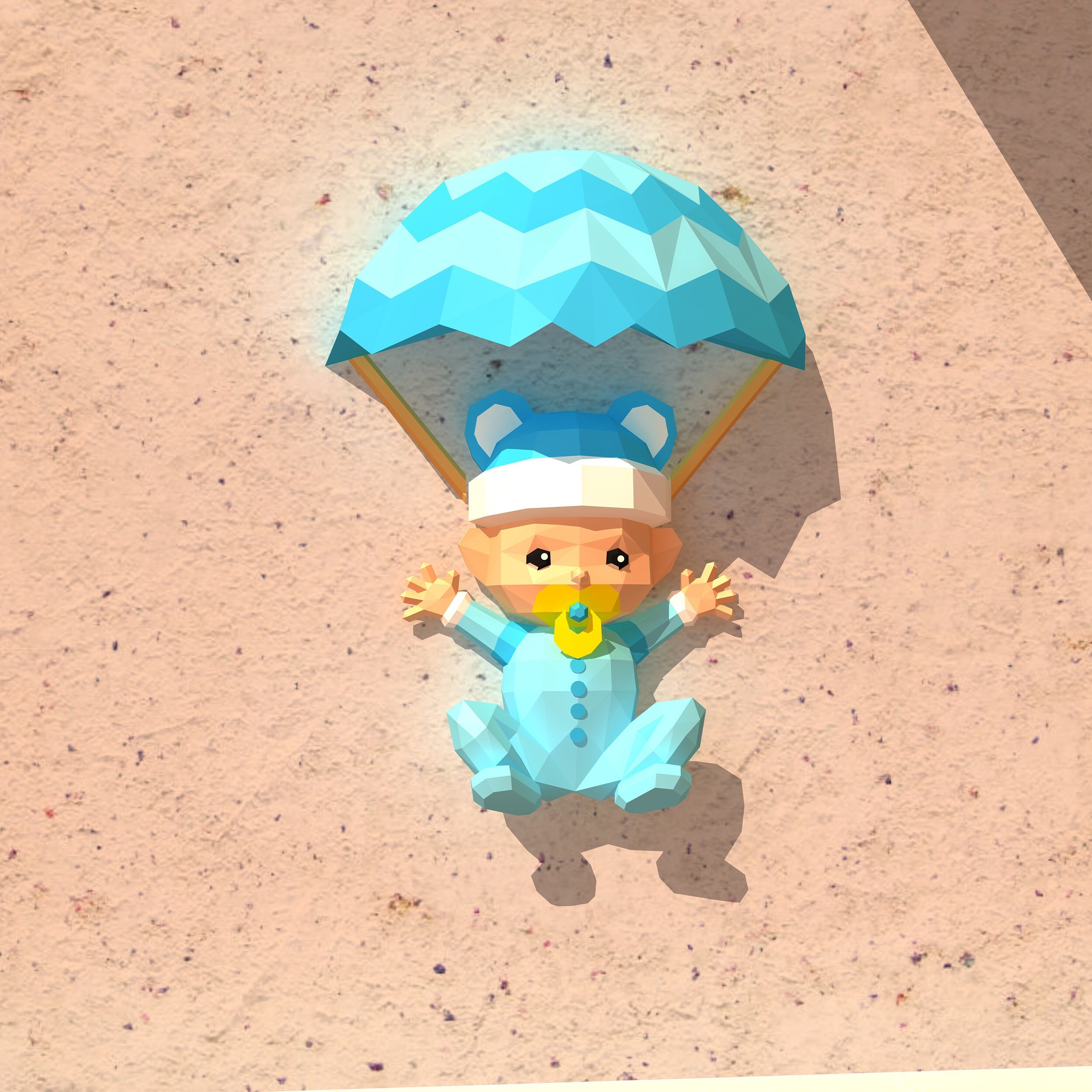 The Babies Papercraft,pdf Template, DIY 3d Model, Fanart, Paper ...