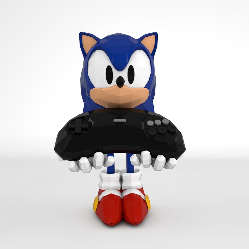 Sonic Edición Especial , PDF Template, DIY 3d Model, Fanart, Paper ...