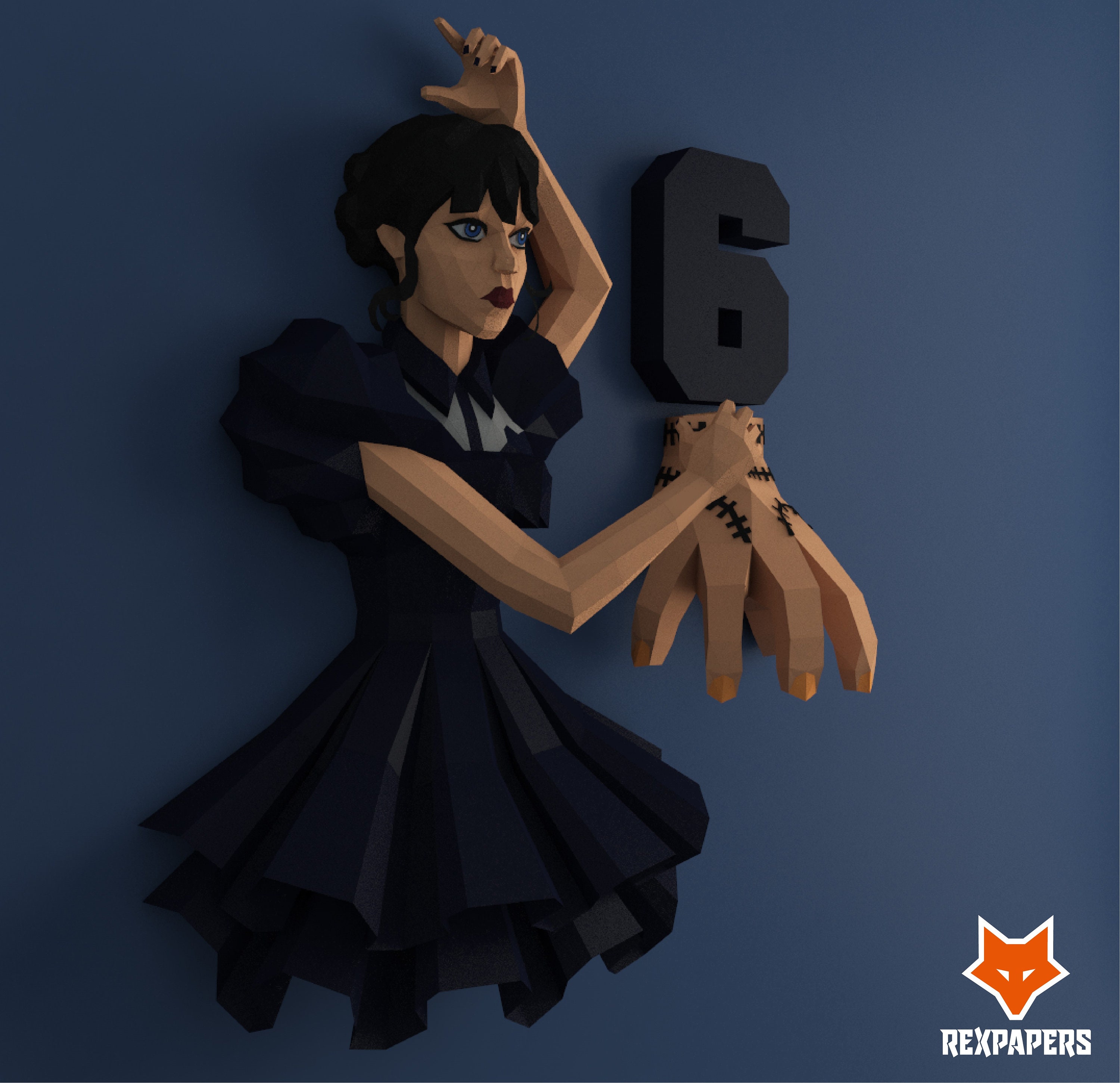 REX57 Papercraft , PDF Template, DIY 3d Model, Fanart, Paper Sculpture ...